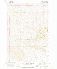 1969 Map Of Kinsey Nw Custer County Mt — High Res Pastmaps